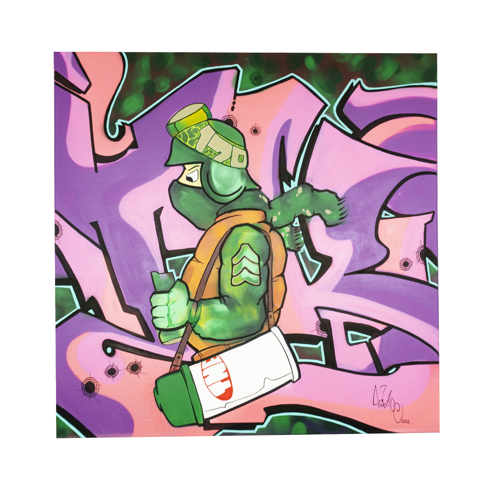T-KID 170 ‘The Canman’ – Painting – Unframed Art Gallery