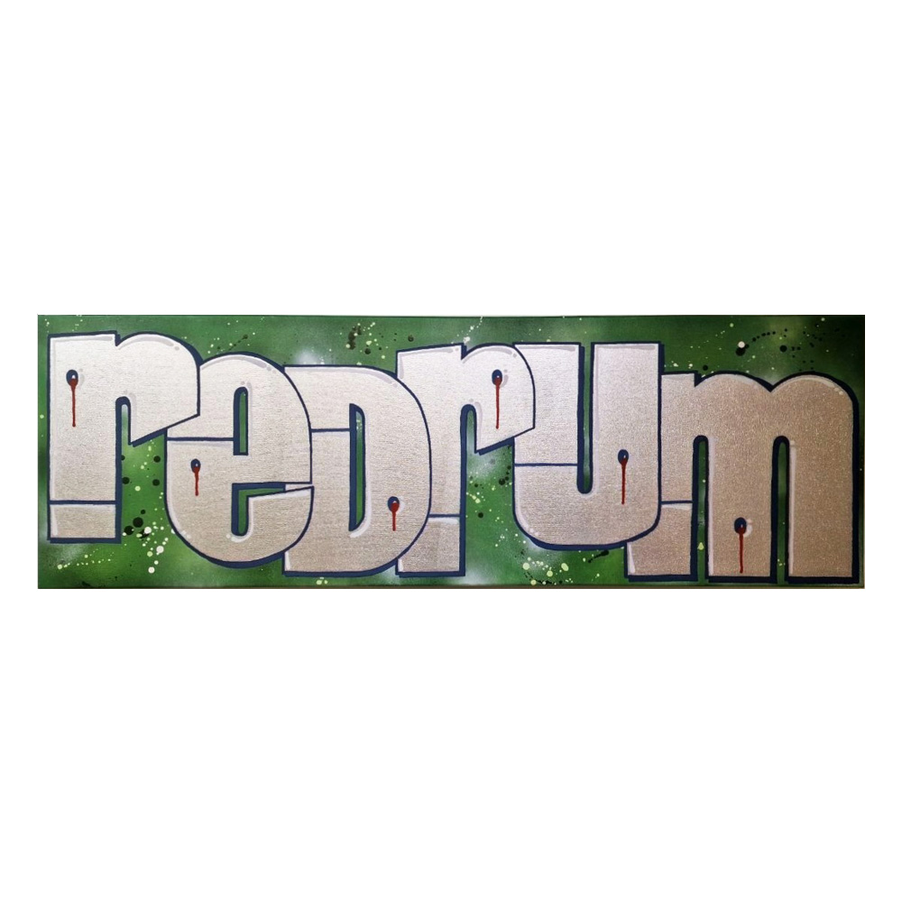DESHAMER “Redrum” painting – Unframed Art Gallery