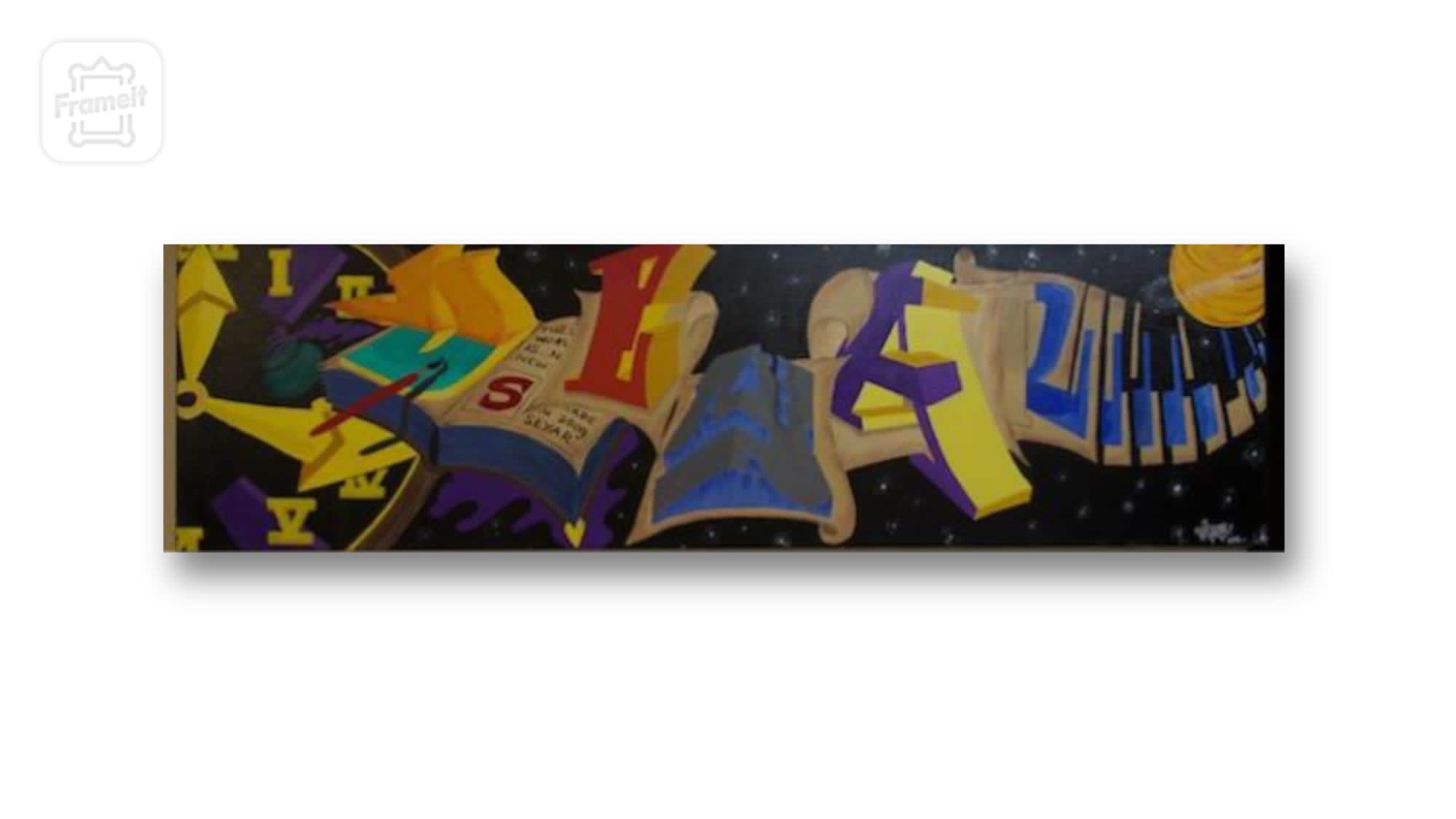 SEYAR “Seyar’s Magicbook” PAINTING – Unframed Art Gallery