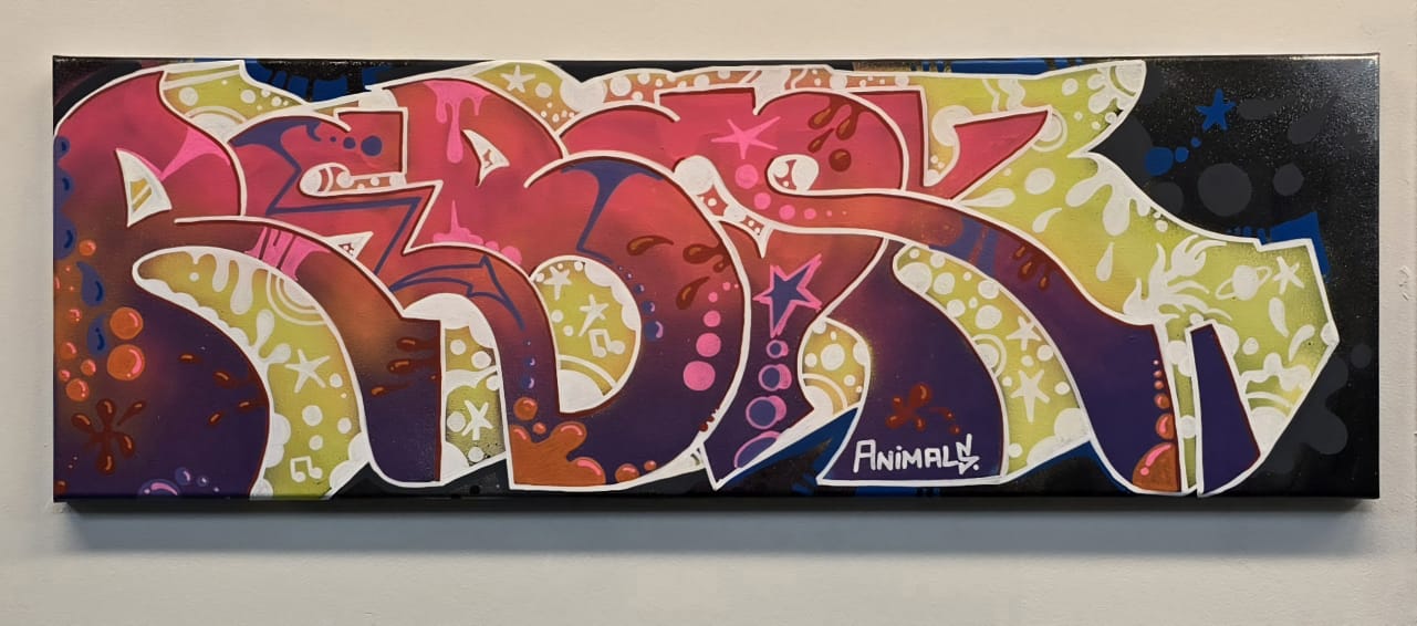 REBOK&DIMEBAG “Pink Style” PAINTING – Unframed Art Gallery